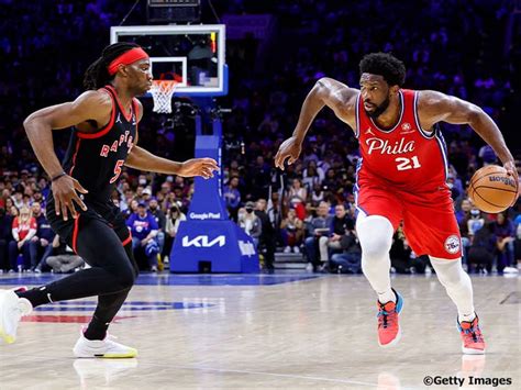 先発5人で99得点を奪ったシクサーズがラプターズに連勝渡邊雄太は出番なし／nbaプレーオフ バスケットボール スポーツブル スポブル