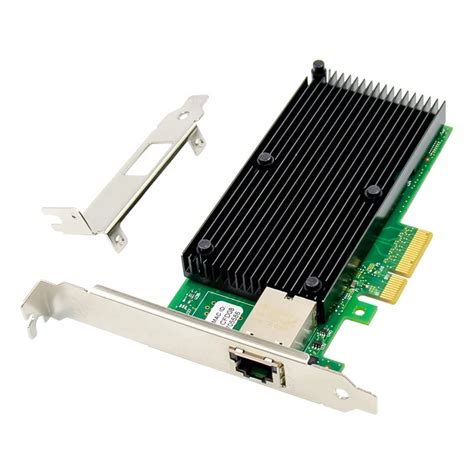 Pcie X4 단일 포트 10gbe Rj45 서버 Nic 네트워크 카드 Pcie 10 기가비트 이더넷 서버 Pci E 카드 X550 칩셋 10g Lan 10000m추가