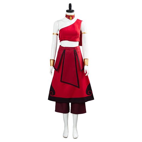 Avatar The Last Airbender Women Dress Outfit Katara Halloween Carniva