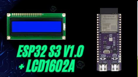 Conexión Esp32 S3 A Lcd 1602 Por I2c Youtube