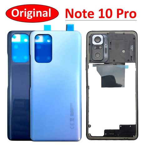 Original 667for Xiaomi Redmi Note 10 Pro M2101k6g Battery Cover For
