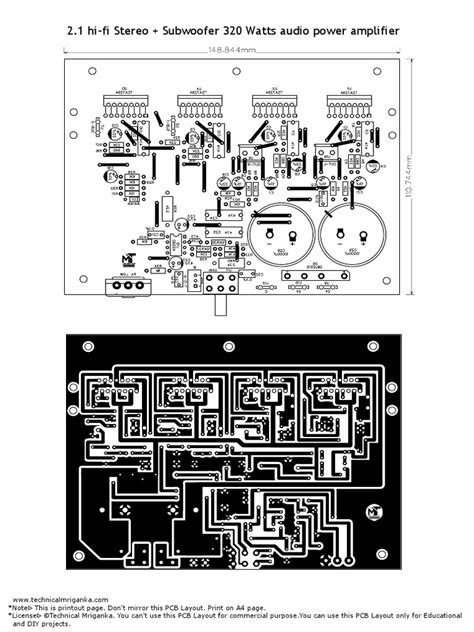 2 1 Amplifier Tda7294 Technical Mriganka Pdf