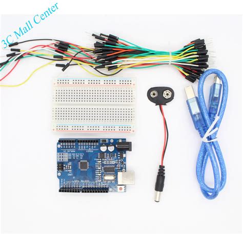 Купить Стартовый комплект для arduino uno r3 комплект из 5 элементов