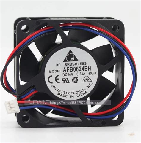 Delta Electronics AFB0624EH R00 Server Square Fan DC 24V 0.24A ...