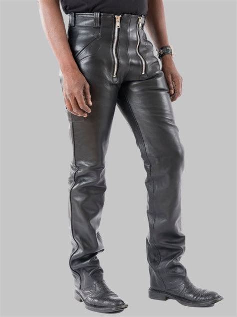 Mens Leather Motorcycle Pants And Mens Leather Riding Pants