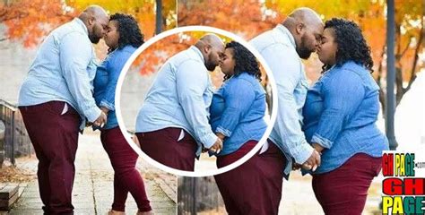 Photo Plus Size Couple Go Viral With Pre Wedding Picture GhPage