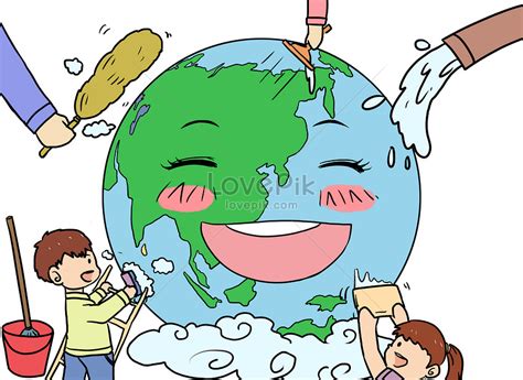 Environmental Cartoons Illustration Image Picture Free Download