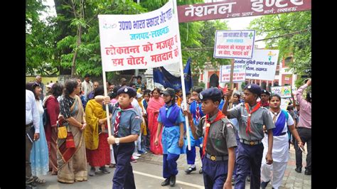 Civic Polls Voter Awareness Rally Held In Lucknow Hindustan Times