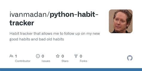 Github Ivanmadanpython Habit Tracker Habit Tracker That Allows Me