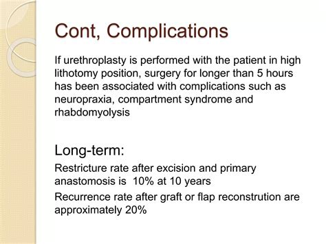Management Of Anterior Urethral Stricture By Aua 2014 Ppt
