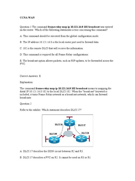 Ccna Lab Question 9tut Pdf Router Computing Ip Address