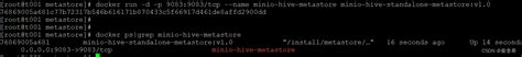 Docker Hms Hive Metastore Service Trino Minio Hdfs Trino