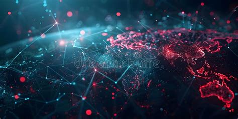 Visualizing Global Connectivity With A Digital World Map And Cyber