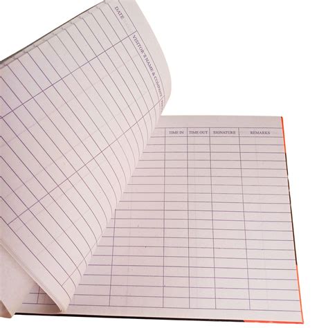 Visitors Security Logbook Valiant 300 Pages Supplies 24 7 Delivery
