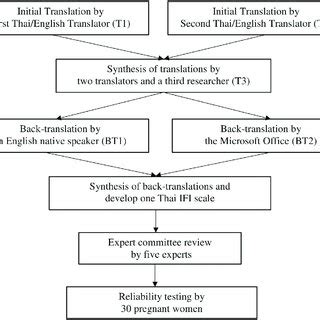 Flowchart Of The Translation Process Download Scientific Diagram