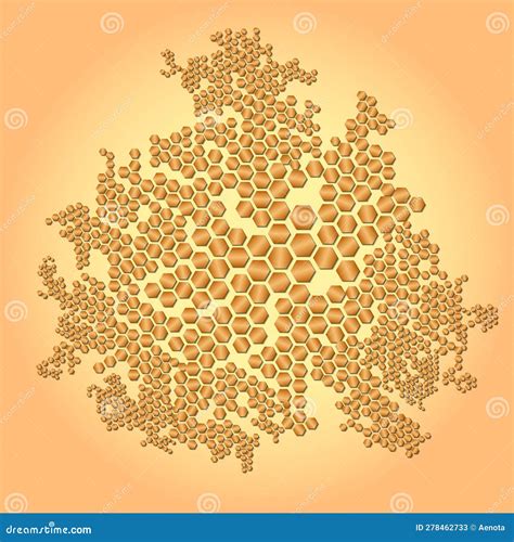 Vector Abstract Geometric Cellular Background Stock Vector