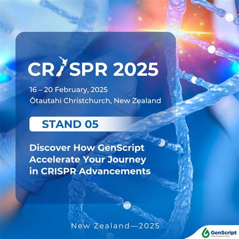 Genscript Asia Pacific On Linkedin Crispr2025 Genomeediting Crispr Genscript