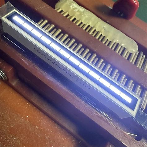 Ultra Bright White 12 Segment Led Light Bar Common Anode For Medical