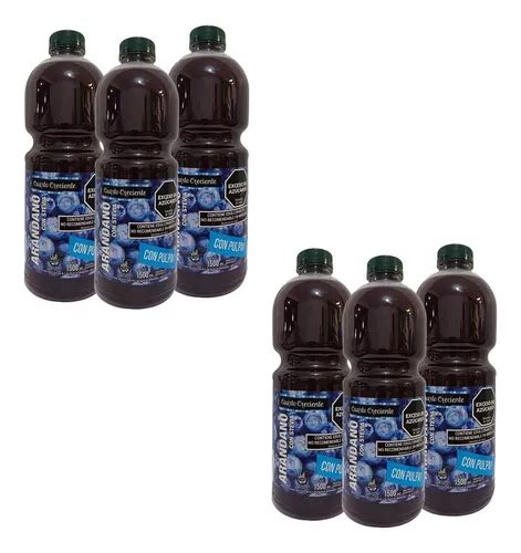 Jugo Arandano Cuarto Creciente Con Stevia Sin Tacc 1 5l X6 MercadoLibre