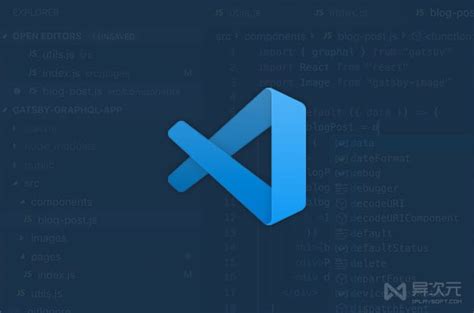 微软 Vscode 当今最流行的免费开源代码编辑器 跨平台支持多种编程语言 异次元软件下载
