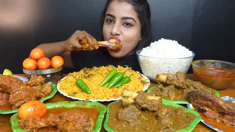 Asmr Eating Spicy Pani Puriwhole Chickenmomosnoodles South Indian