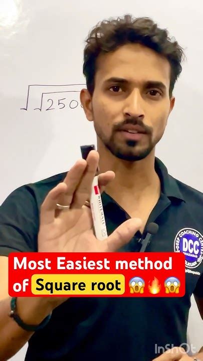 Most Easiest Method Of Square Root Shorts Viral Trending Youtube