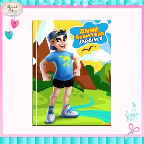Caderno Brochura Luccas Neto Elo Produtos Especiais