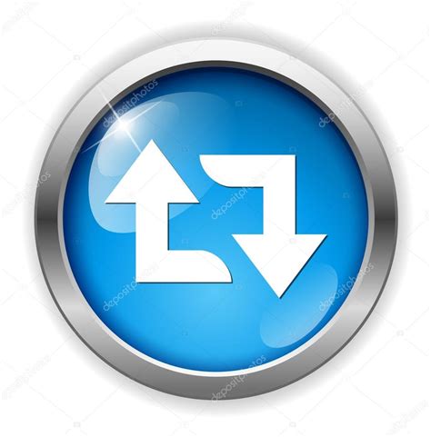 Arrow Sign Reload Refresh Rotation Stock Vector Image By Sarahdesign85