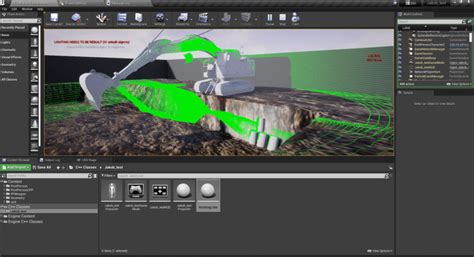 model of excavator used in unreal engine in urdf format download