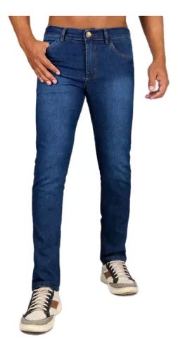 Calça Jeans Masculina Slim Original Elastano Lycra Full Mercadolivre