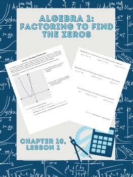 Factoring To Find The Zeros Guided Notes Independent Practice TPT