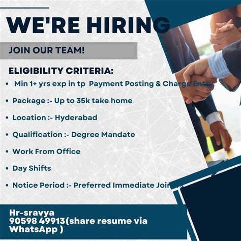 We Are Hiring Payment Posting And Charge Entry Up To 35 K Take Home