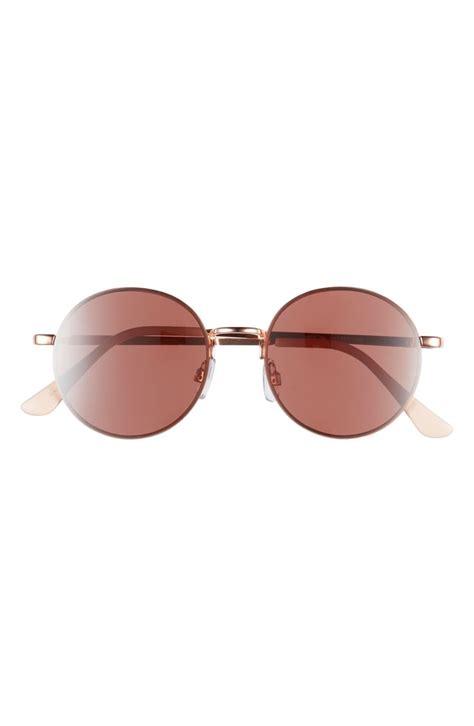 Bp Mm Rimless Round Sunglasses Nordstrom Round Sunglasses Rose