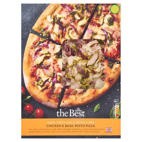 Morrisons The Best Chicken And Basil Pesto Pizza Morrisons Online