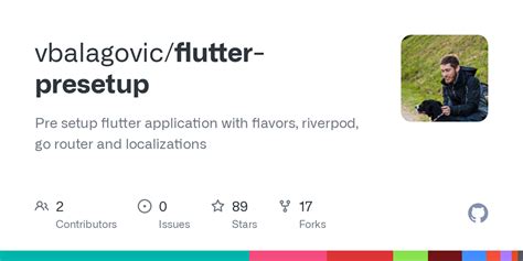 Github Vbalagovicflutter Presetup Pre Setup Flutter Application