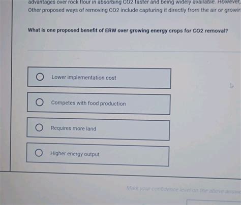 Advantages Over Rock Flour In Absorbing CO2 StudyX