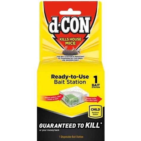 D Con Refillable Corner Fit Mouse Bait Station Trap Baits 19200 98665