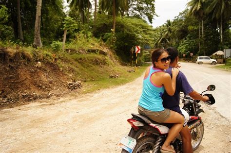 Make A Poem For This Filipina Riding A Habal Habal