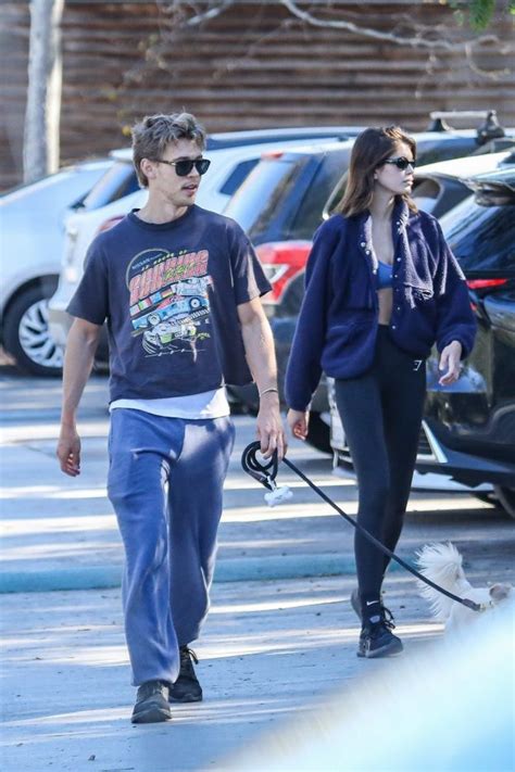 Kaia Gerber Cameltoe On A Date With Austin Butler 12 Photos The