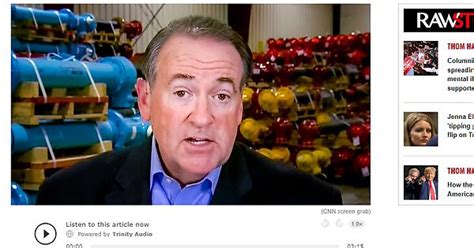 Mike Huckabee And Republicans Sure Like Their Violence They Would Be