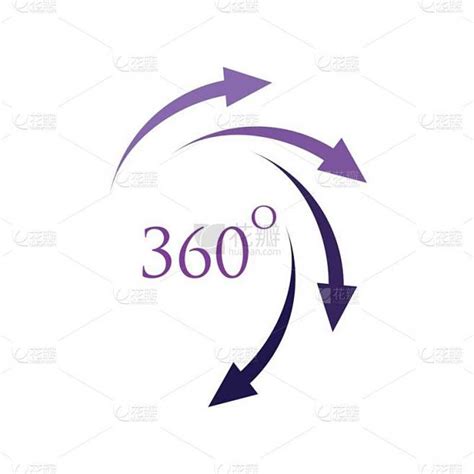 360度图标矢量设计模板