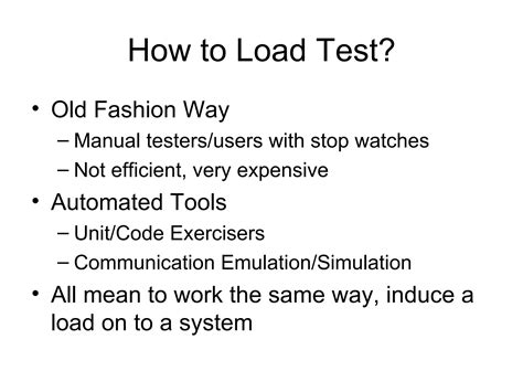 Load Testing Strategy PPT