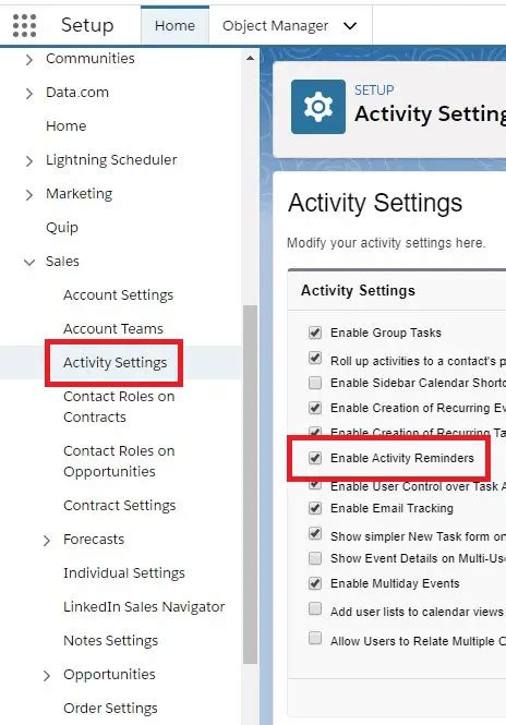 New Event Notification Calendar Notification In Salesforce Lightning