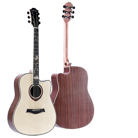 어쿠스틱 기타 41 인치 포크 기타 6 현 솔리드 그래피티 아스페라타 초보자 공연 악기 Guitarra Agt316기타들