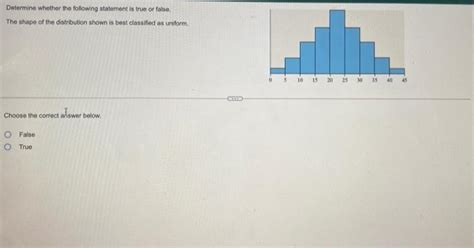 Solved Determine Whether The Following Statement Is True Or