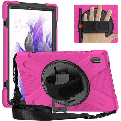 Kiq Galaxy Tab S7 Fe Case Heavy Duty Shield Case Shoulder Strap For