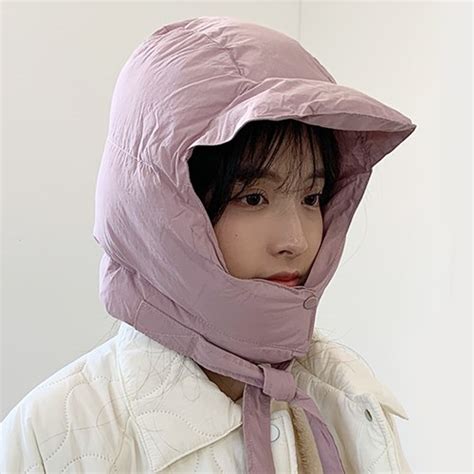수앤수 두툼한 패딩 바라클라바 패딩모자 23ha024 위시버킷
