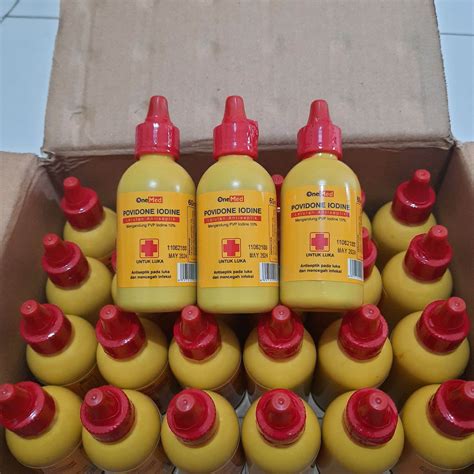 Povidone Iodine 60ml OneMed Betadine 60ml OneMed Betadin Lazada Indonesia