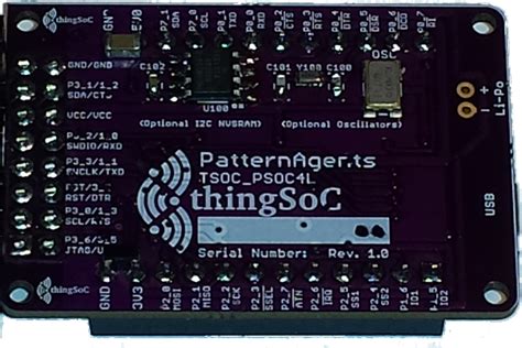 PatternAgents TSOC PSoC4L PSoC4 Large Embedded Module