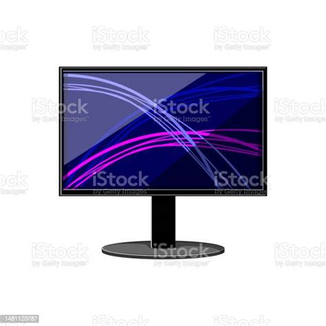 현대 모니터 Pc 만화 벡터 일러스트 레이 션 0명에 대한 스톡 벡터 아트 및 기타 이미지 0명 공란 광대한 Istock